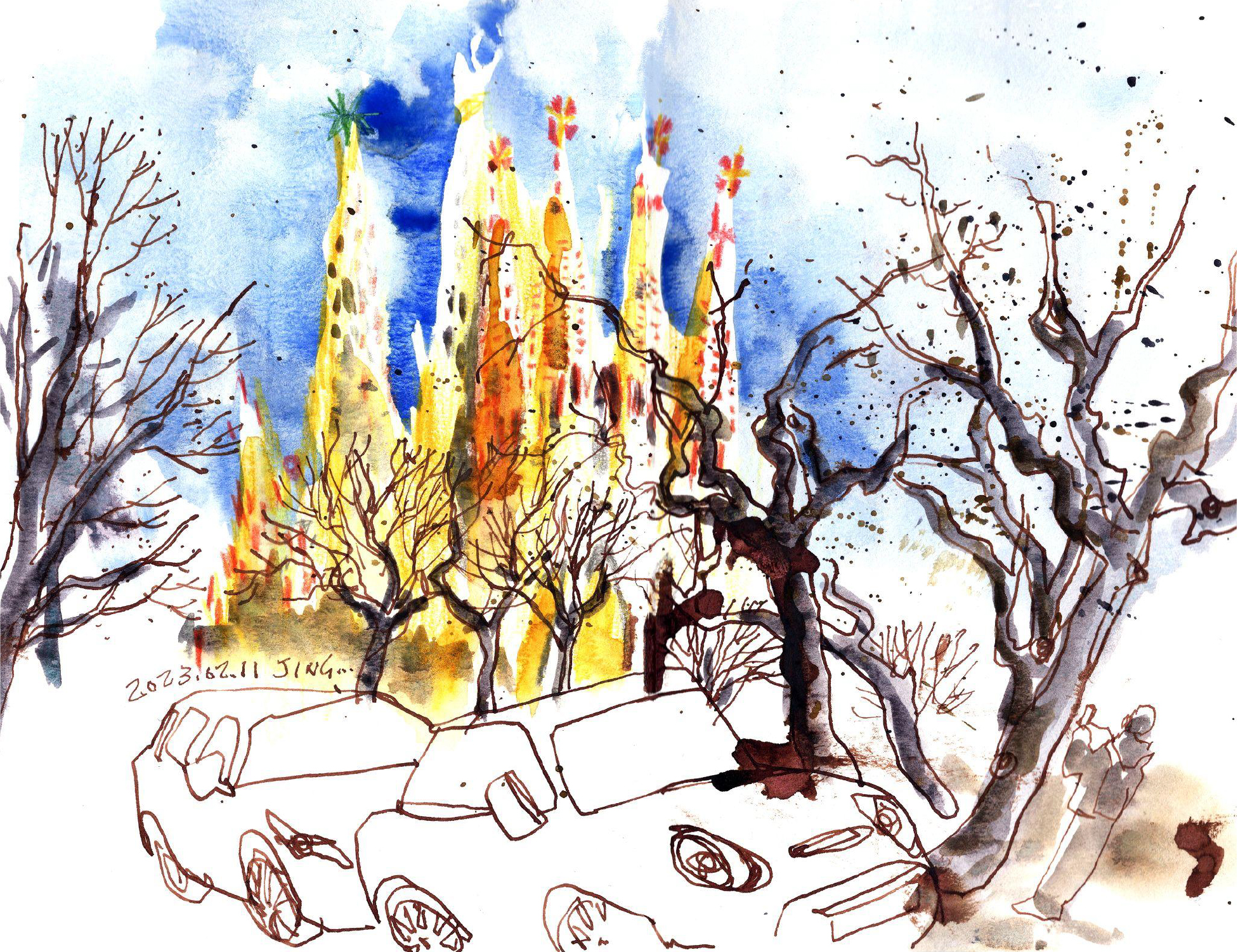 Mixed Media: Changing Gears Based on the City’s Essence - Sketcher Fest ...